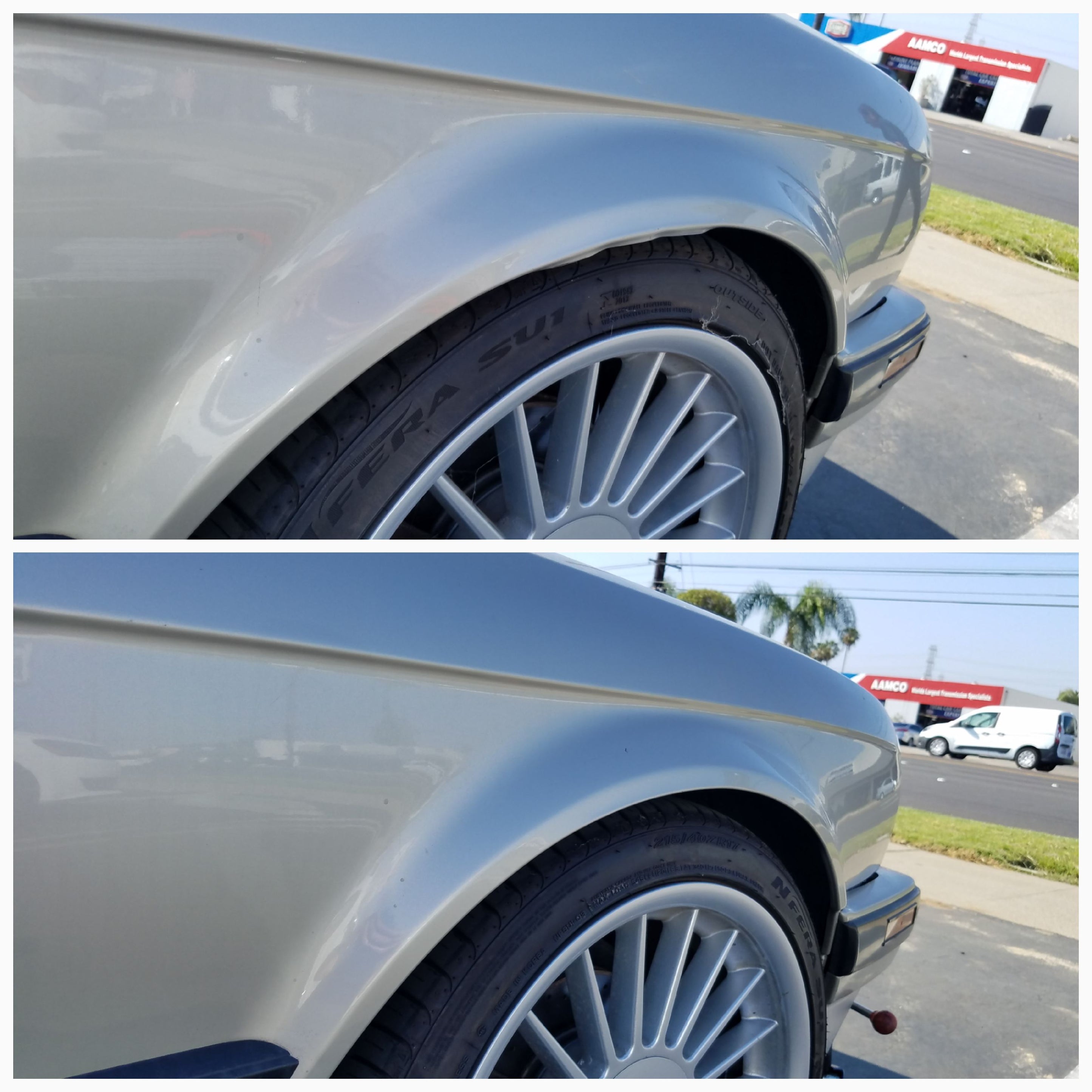 Rolling Fenders Before And After