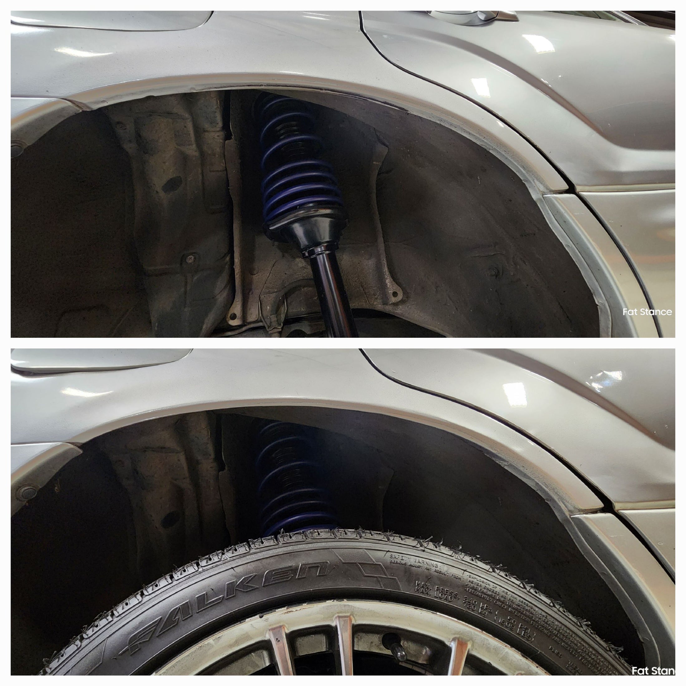 Rolling Fenders Before And After